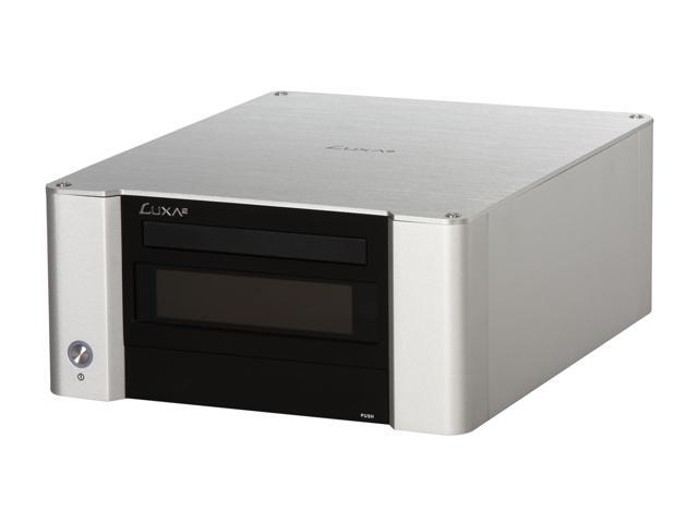 LUXA2 Black/Silver LM100 Mini Mini ITX Media Center / HTPC Case ...
