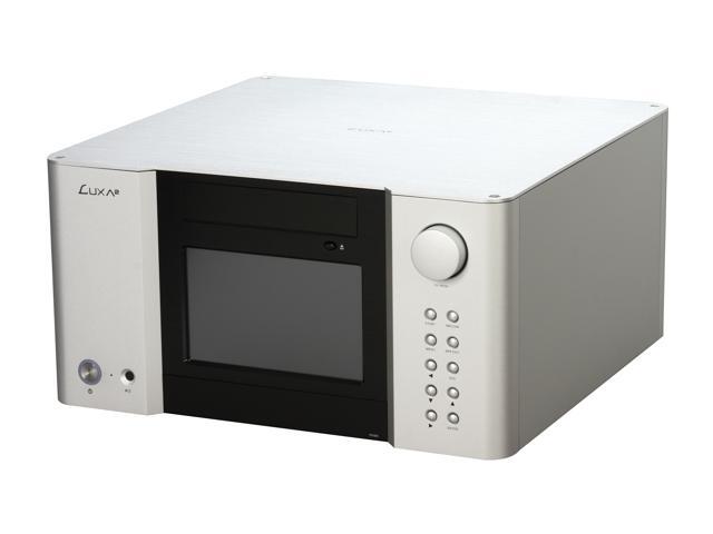 LUXA2 Black/Silver LM200 Touch Micro ATX Media Center / HTPC Case ...