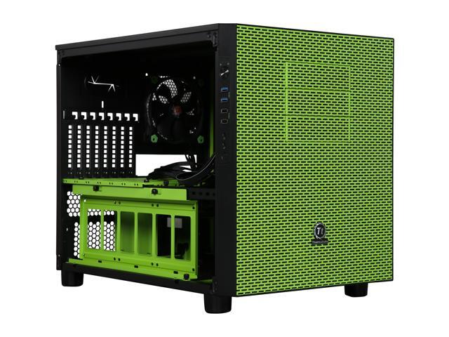 Thermaltake Core X5 CA-1E8-00M8WN-00 Green/Black Riing Edition E-ATX ...