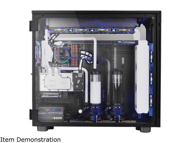 Thermaltake View 91 RGB PLUS Tempered Glass XL-ATX Vertical GPU Modular ...
