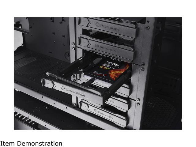 Thermaltake View 91 RGB PLUS Tempered Glass XL-ATX Vertical GPU Modular ...