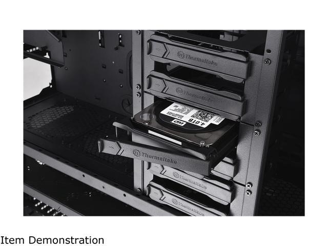 Thermaltake View 91 RGB PLUS Tempered Glass XL-ATX Vertical GPU Modular ...