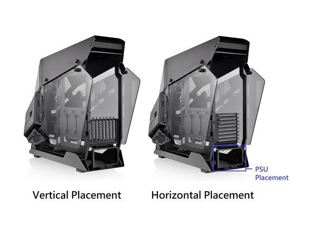 Thermaltake AH T600 Helicopter Styled Open Frame Tempered Glass Swing ...