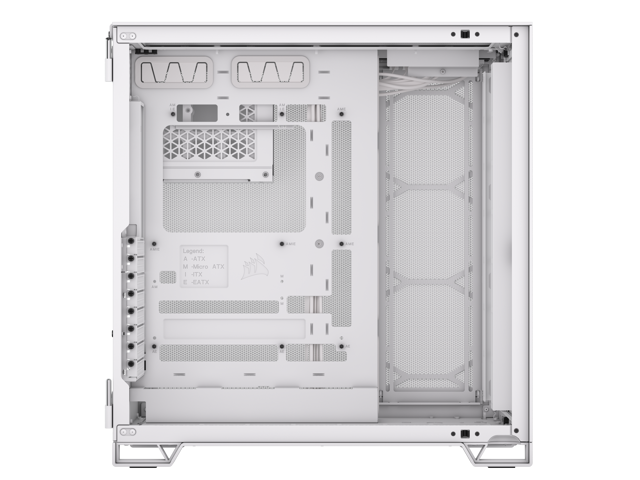 Corsair 6500d Airflow Tempered Glass Super Mid Tower White Neweggca