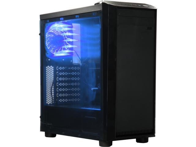 Open Box: APEVIA X-MIRAGE X-MIRAGE-BL Black / Blue Computer Case ...