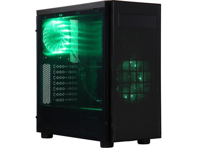Open Box: APEVIA X-HARMONY-GN Black / Green Computer Case - Newegg.com