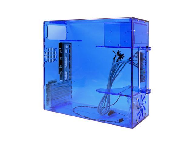 Open Box: POWMAX MATXARC-1 Blue Computer Case - Newegg.com