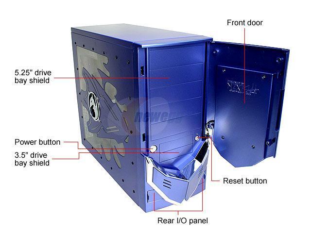 NZXT GUARDIAN BLU Blue Computer Case - Newegg.com