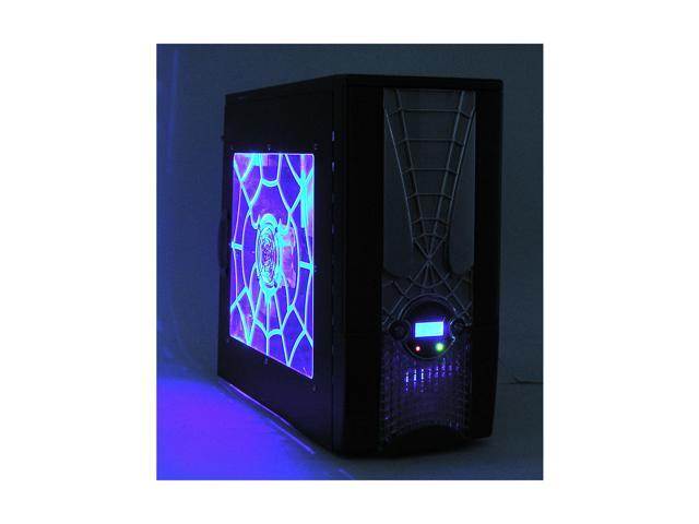LOGISYS Computer SPIDER II CS885BL Blue/Silver Computer Case - Newegg.com
