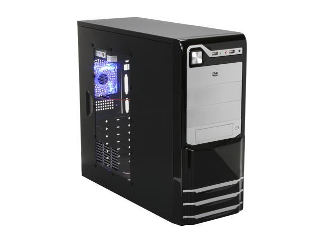 LOGISYS Computer CS308BK Silver / Black Computer Case - Newegg.ca
