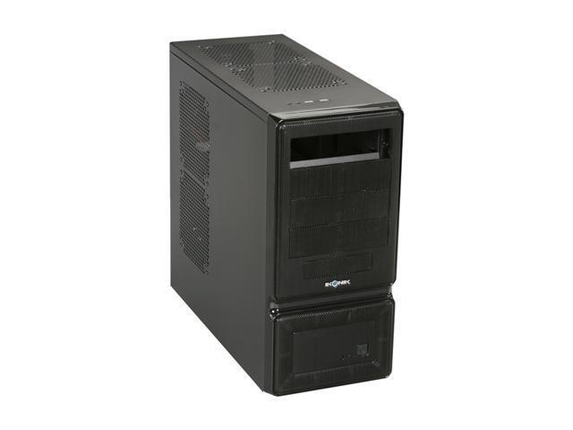 LOGISYS Computer CS2008BK SOHO 2 All Black Tool Less ATX Case w/480W ...