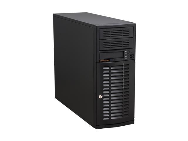 SUPERMICRO CSE-733T-645B Black Mid-Tower & Workstation Server Case ...