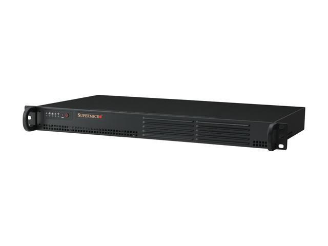 SUPERMICRO CSE-502-200B Black 1U Rackmount Server Case - Newegg.ca
