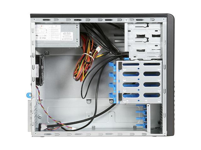 SUPERMICRO SuperChassis CSE-731D-300B Black Mid-tower Server Chassis ...