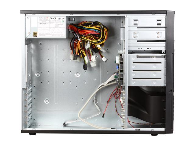 SUPERMICRO CSE-733TQ-500B Black Mini-Tower Server Case - Newegg.com