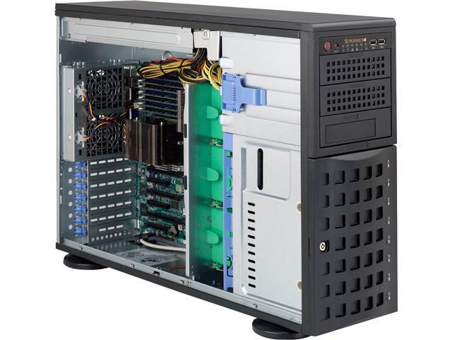 SUPERMICRO CSE-745TQ-800B Black 4U Pedestal Server Case - Newegg.com