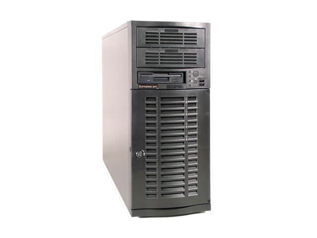 SUPERMICRO CSE-733T-450B Black Pedestal Mid-Tower & Workstation chassis ...