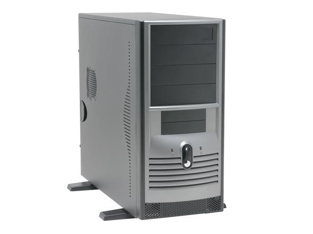 Foxconn 3GTH002-S350 BLACK/SILVER SECC ATX Mid Tower Computer Case Max ...