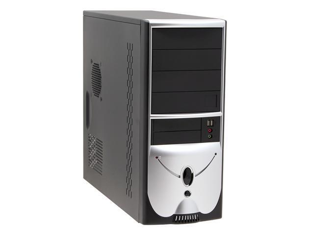 Foxconn TLA+436-CN350B-02 Black/ Silver Steel ATX Mid Tower Computer ...