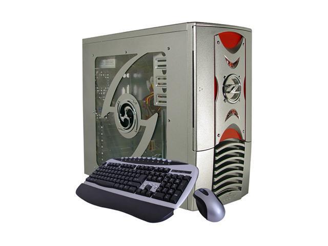 RAIDMAX Scorpio Case/Keyboard/Mouse ATX-868WSP/COMBO Silver Computer ...