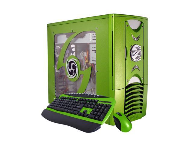 RAIDMAX Scorpio Case/Keyboard/Mouse ATX-868WGP/COMBO Green Computer ...