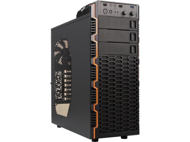 RAIDMAX Seiran II ATX-302WB Black / Orange Computer Case - Newegg.com