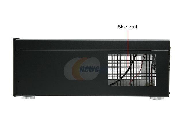 SILVERSTONE Black Lascala Series LC18B-V64 ATX Media Center / HTPC Case ...