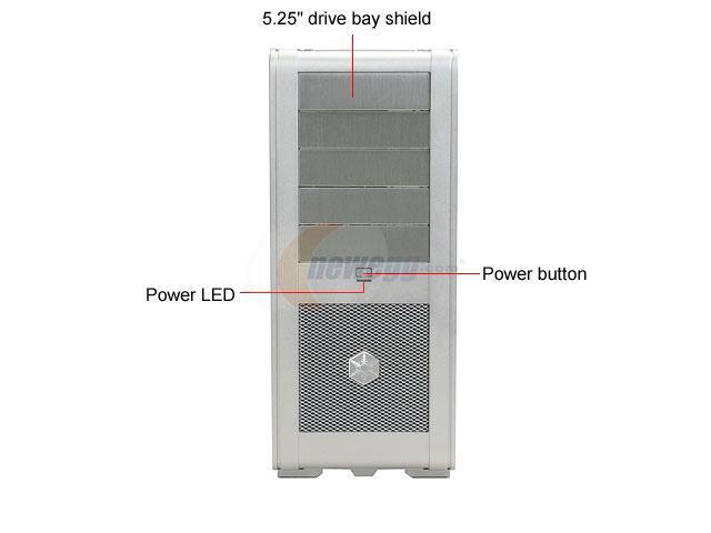 SilverStone Fortress Series FT01-SW Silver Uni-body Computer Case ...