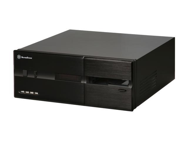 SILVERSTONE Black Lascala Series LC10-BM ATX Media Center / HTPC Case ...