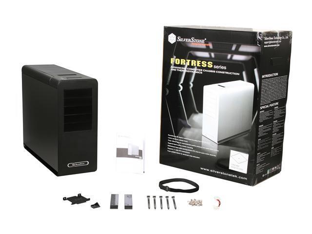 SilverStone Fortress Series FT02B-W Black Computer Case - Newegg.com