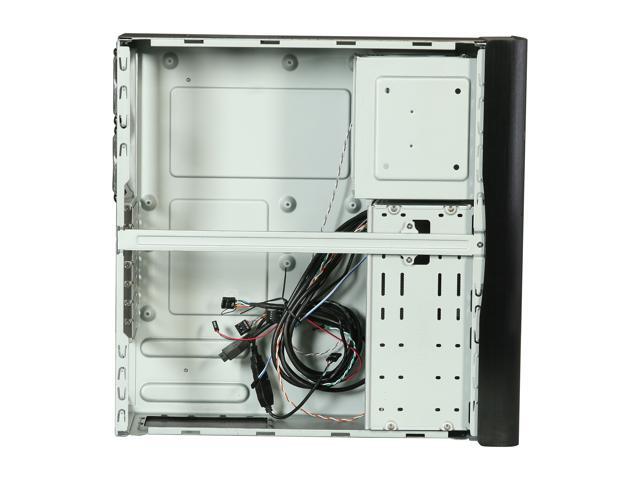 SilverStone Black Aluminum front panel, 0.8 mm SECC body Lascala Series ...