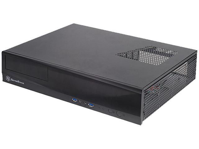 SILVERSTONE Black Milo SST-ML03B Micro ATX Media Center / HTPC Case ...