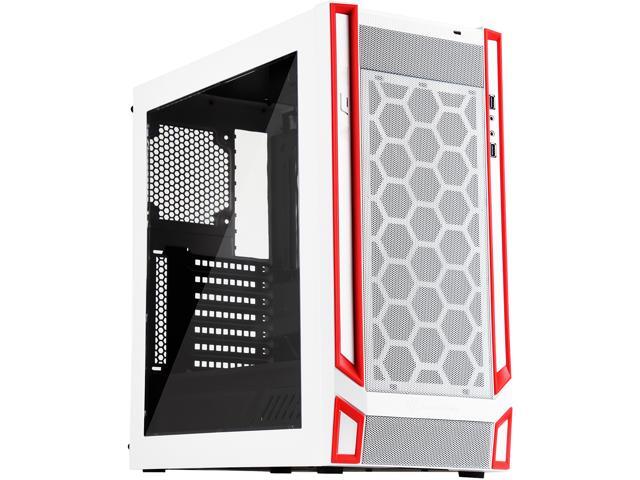 SilverStone RL05 SST-RL05WR-W White / Red Computer Case - Newegg.com