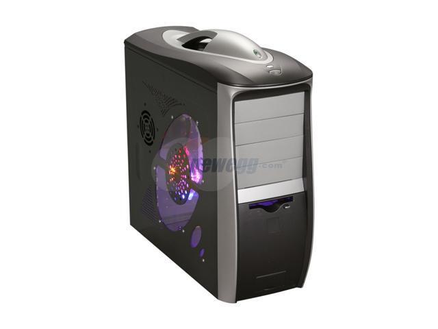 Linkworld F313-68WU Black / Silver Computer Case - Newegg.com