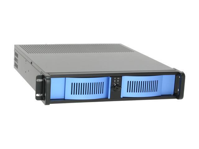 iStarUSA D-20/Blue Blue 2U Rackmount Compact Stylish Server Case ...