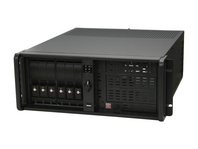 iStarUSA D-400-7-TLB6SS-BK Black 4U Rackmount Server Case - Newegg.com