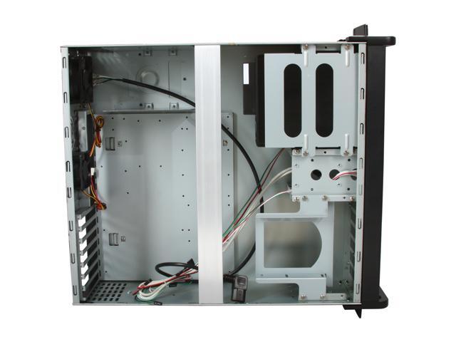 iStarUSA D-300-PFS-DE3BL Black 3U Rackmount Compact Stylish Trayless ...