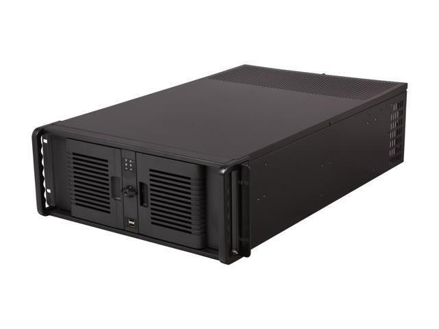 iStarUSA D407PL-DE6BK Black Aluminum / Steel 4U Rackmount Server ...