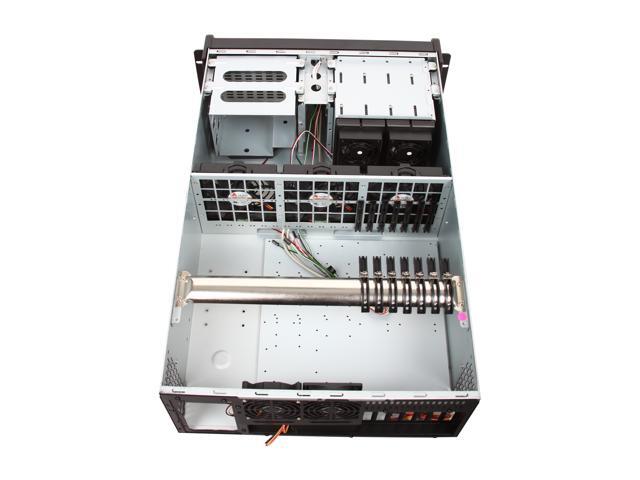 iStarUSA D407PL-DE6BK Black Aluminum / Steel 4U Rackmount Server ...