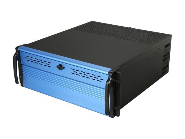 iStarUSA D2-407BL-75P1-NPC Black Aluminum / Steel 4U Rackmount Low dB ...