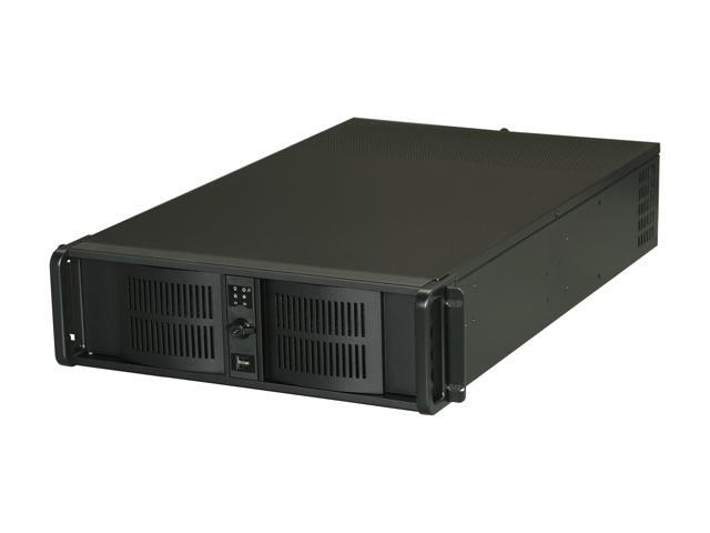iStarUSA D Storm D300L-40R2UP-RAIL24 Black 3U Rackmount High ...