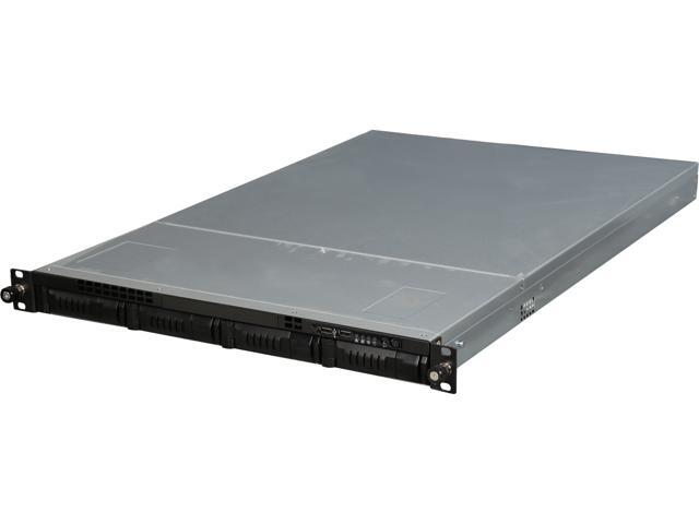 iStarUSA EX1M4 1U Rackmount 1U 4-Bay Storage Server Rackmount Chassis ...
