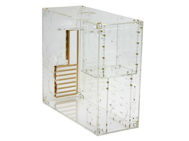 Sunbeam LAC-GT Green 5.0 & 8.0mm thick acrylic panels ATX Mid Tower ...