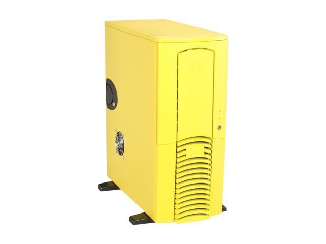 Athena Power CA-601Y60 Yellow SECC 1.0mm Steel ATX Full Tower Computer ...
