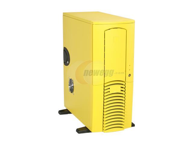 Athena Power CA-601Y95 Yellow SECC 1.0mm Steel ATX Full Tower Computer ...