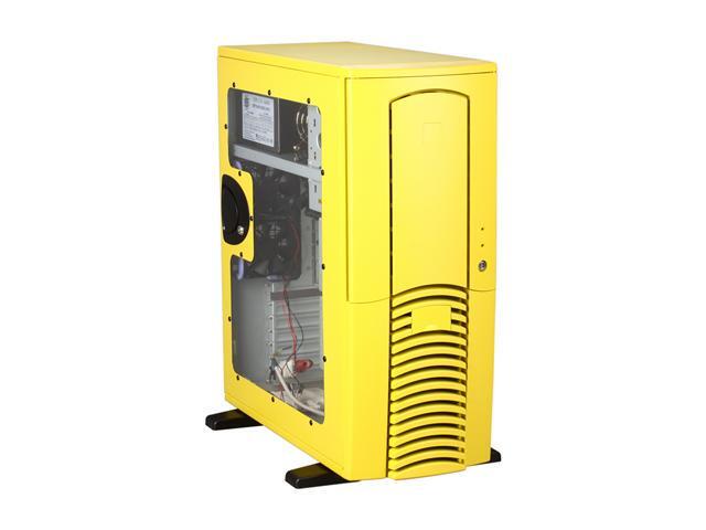 Athena Power CA-601YW60 Yellow SECC 1.0mm Steel ATX Full Tower Computer ...
