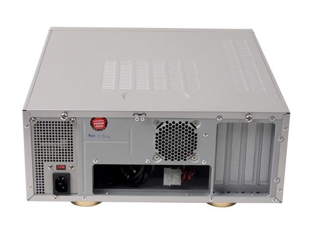 nMEDIAPC HTPC 100 SA Silver Steel MicroATX Media Center Computer Case ...