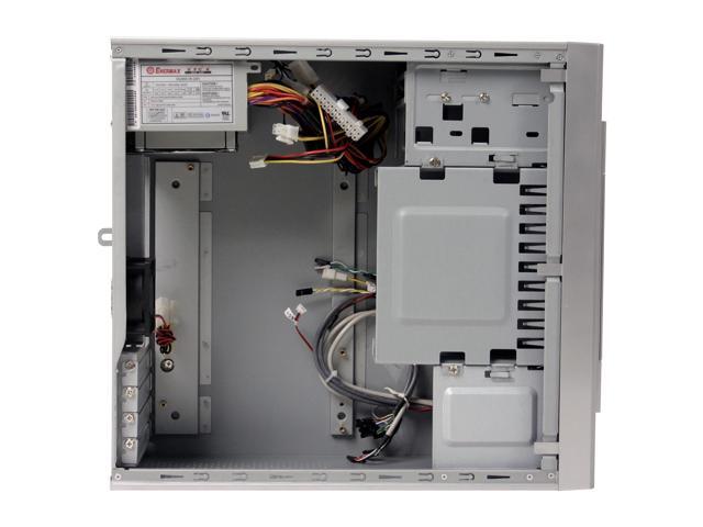 nMEDIAPC HTPC 100 SA Silver Steel MicroATX Media Center Computer Case ...