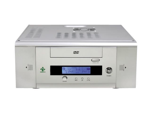 nMEDIAPC HTPC 100 SA Silver Steel MicroATX Media Center Computer Case ...