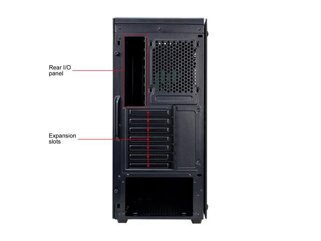 EVGA DG-75 Matte Black Mid-Tower, 2 Sides of Tempered Glass, Gaming ...